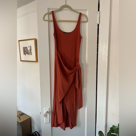 Fore | Dresses | Fore Midi Wrap Dress | Poshmark